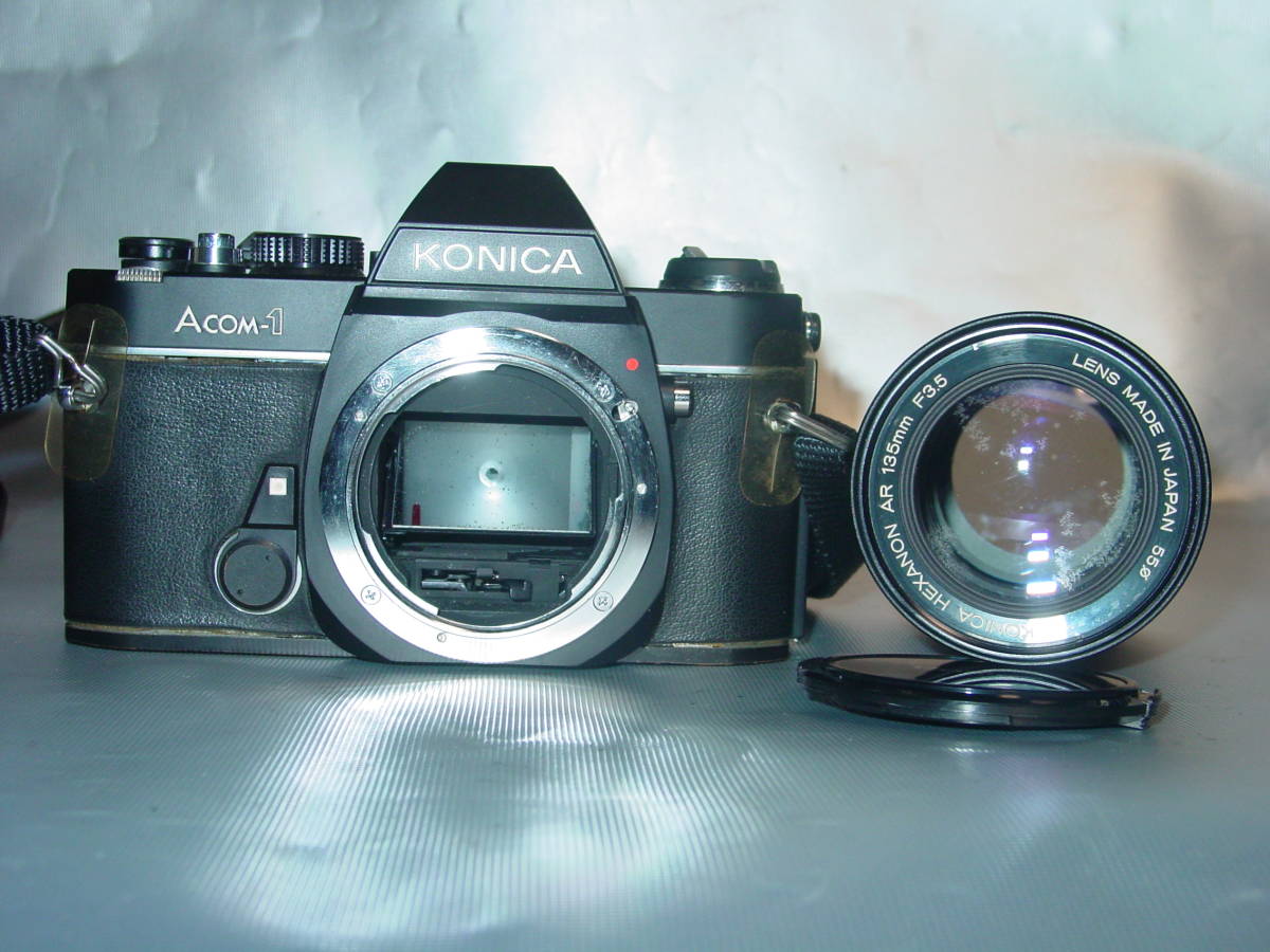 KONICA ACOM-1 黒 +レンズ ジャンク(マニュアルフォーカス)｜売買されたオークション情報、yahooの商品情報をアーカイブ公開 - オークファン（aucfan.com）