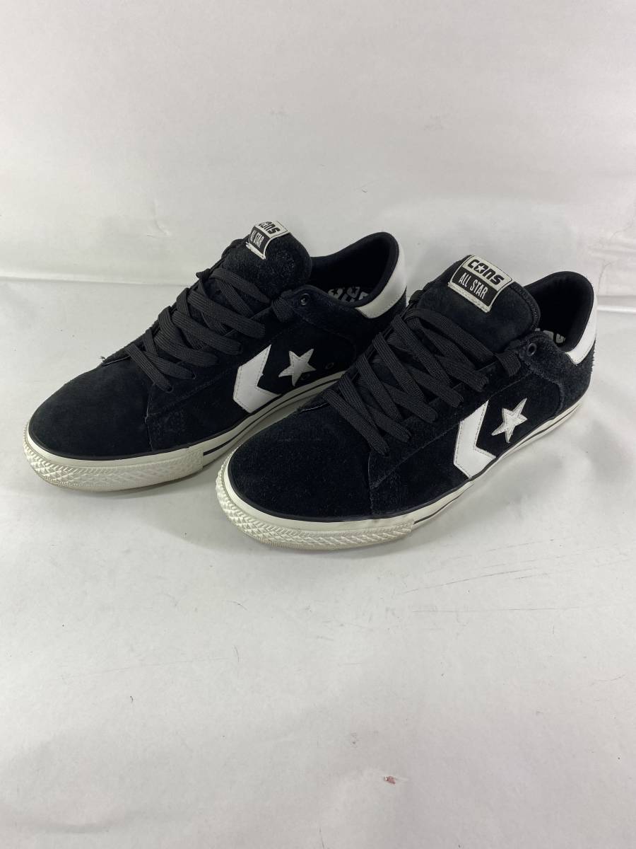 CONS PRO LEATHER SKATE OX US10.5 28.5cm BLACK プロレザー CTAS スケート converse ...