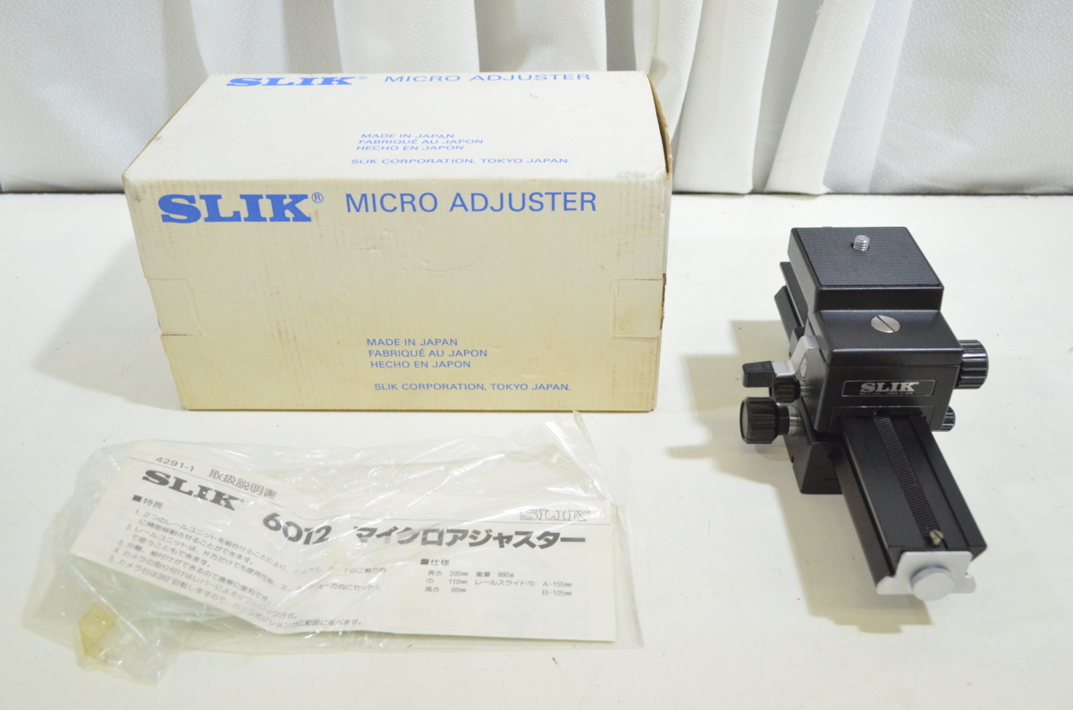 SLIK MICRO ADJUSTER 6012 スリック マイクロアジャスター カメラ周辺機器(アクセサリー)｜売買されたオークション情報 ...