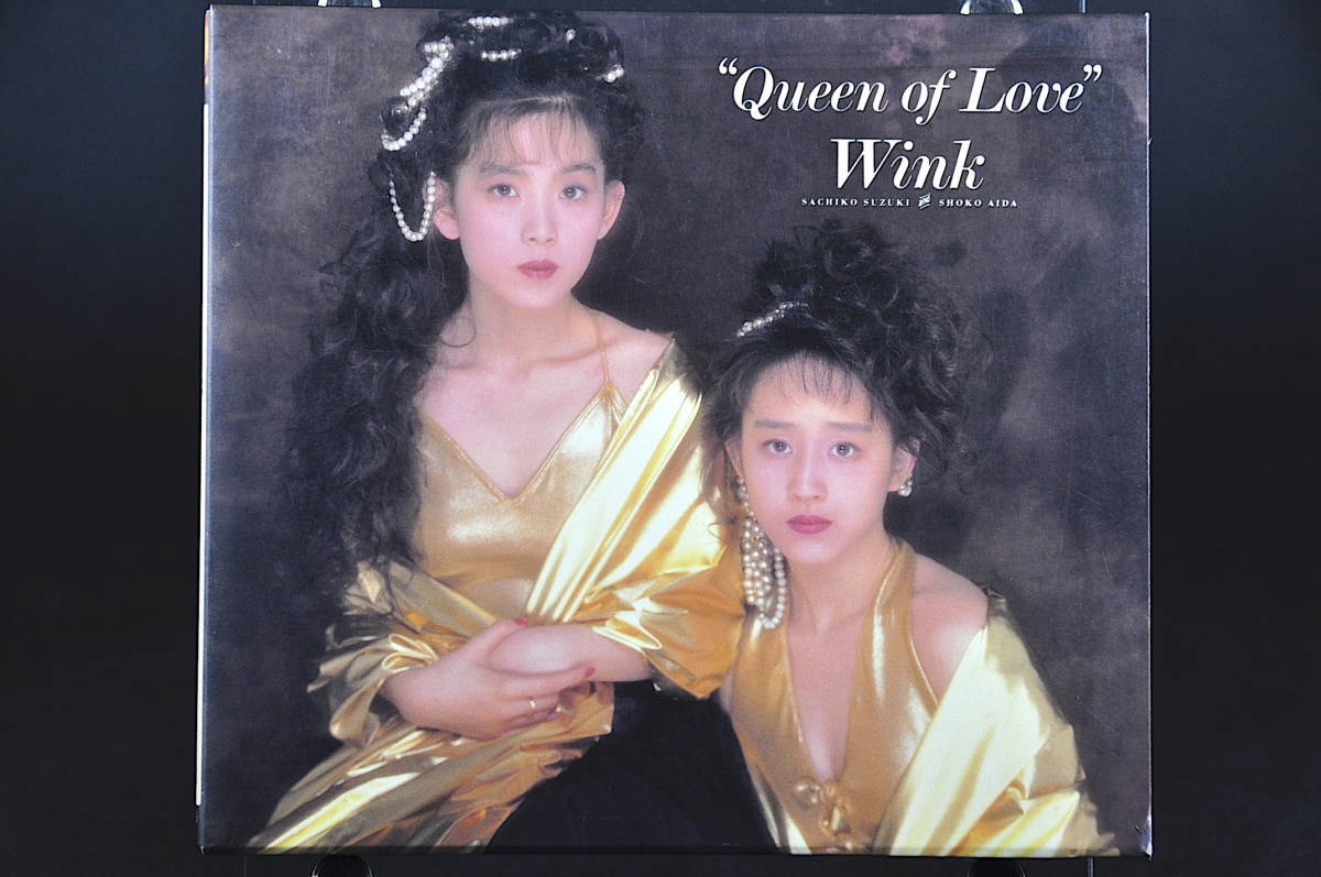 初回限定盤 Wink Queen of Love / ウィンク 91年盤 10曲収録 CD アルバム 真夏のトレモロ シエスタ 他 相田翔子 ...