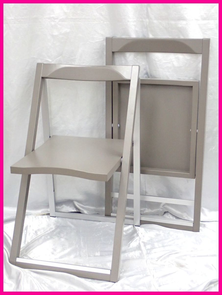 Calligaris/カリガリス Skip 折りたたみ椅子/チェア 2脚セット/マットトープ/木製/イタリア製/家具/インテリア ...