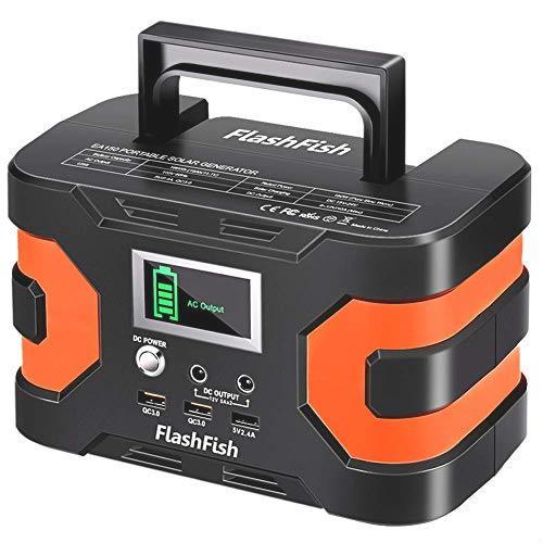 おすすめ FlashFish ポータブル電源 大容量 小型発電機 45000mAh/166Wh AC 150W 瞬間最大200W DC 120W 家庭用蓄電池 USB出力(その他)｜売買された ...