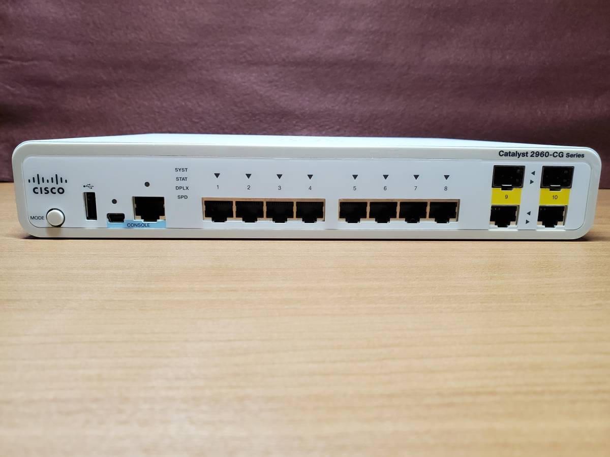 キズあり Cisco Catalyst 2960CG WS-C2960CG-8TC-L(イーサネットハブ)｜売買されたオークション情報 ...