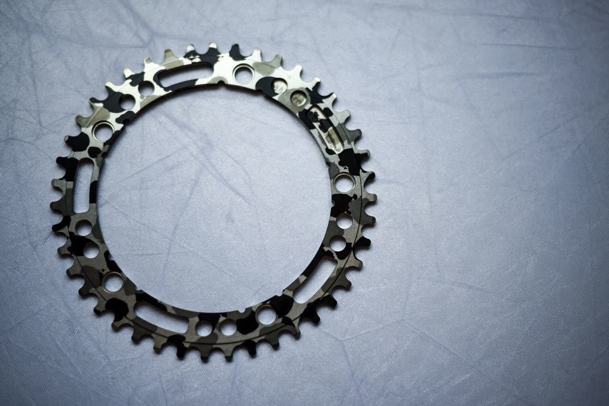 AARN144#43 LIMITED TRACKLOCROSS OLD KNEES CHAINRING BLACK CAMO 超 限定 ...