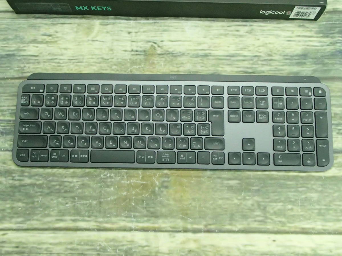 ロジクール MX Keysワイヤレス イルミネーション キーボード KX800 難ありジャンク bluetooth Unifying Windows Mac FLOW対応(ワイヤレスキーボード ...