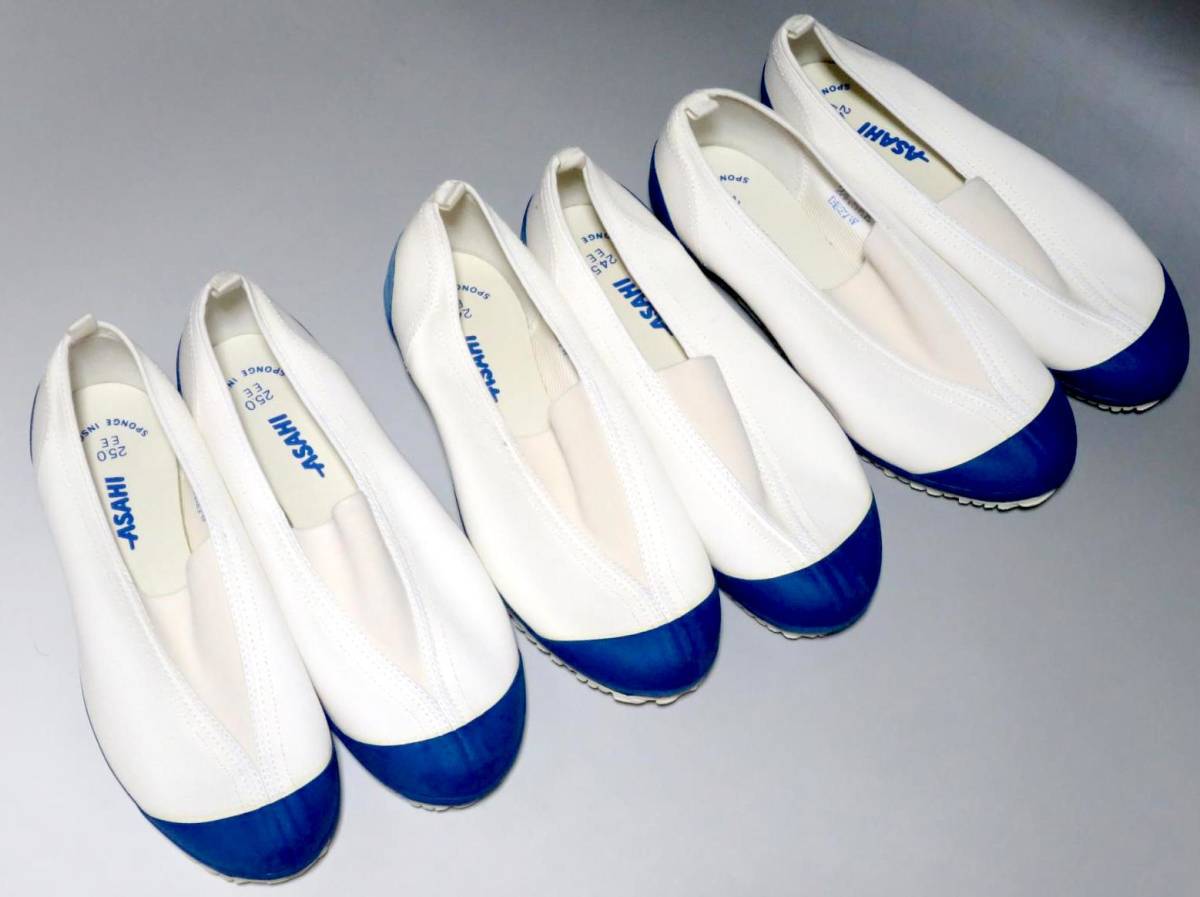 1 ASAHI 校内6型 上履き 24 5EE 25 0EE計3足 紺 デッドストック アウトレット(スクールシューズ、上履き)｜売買されたオークション情報、yahooの商品情報をアーカイブ ...