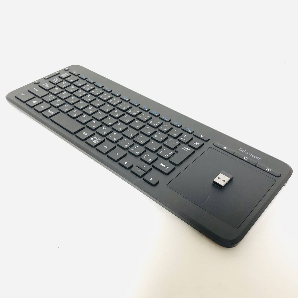 Microsoft マイクロソフト OMAN-TRA All-in-One Media Keyboard ワイヤレスキーボード USB ...