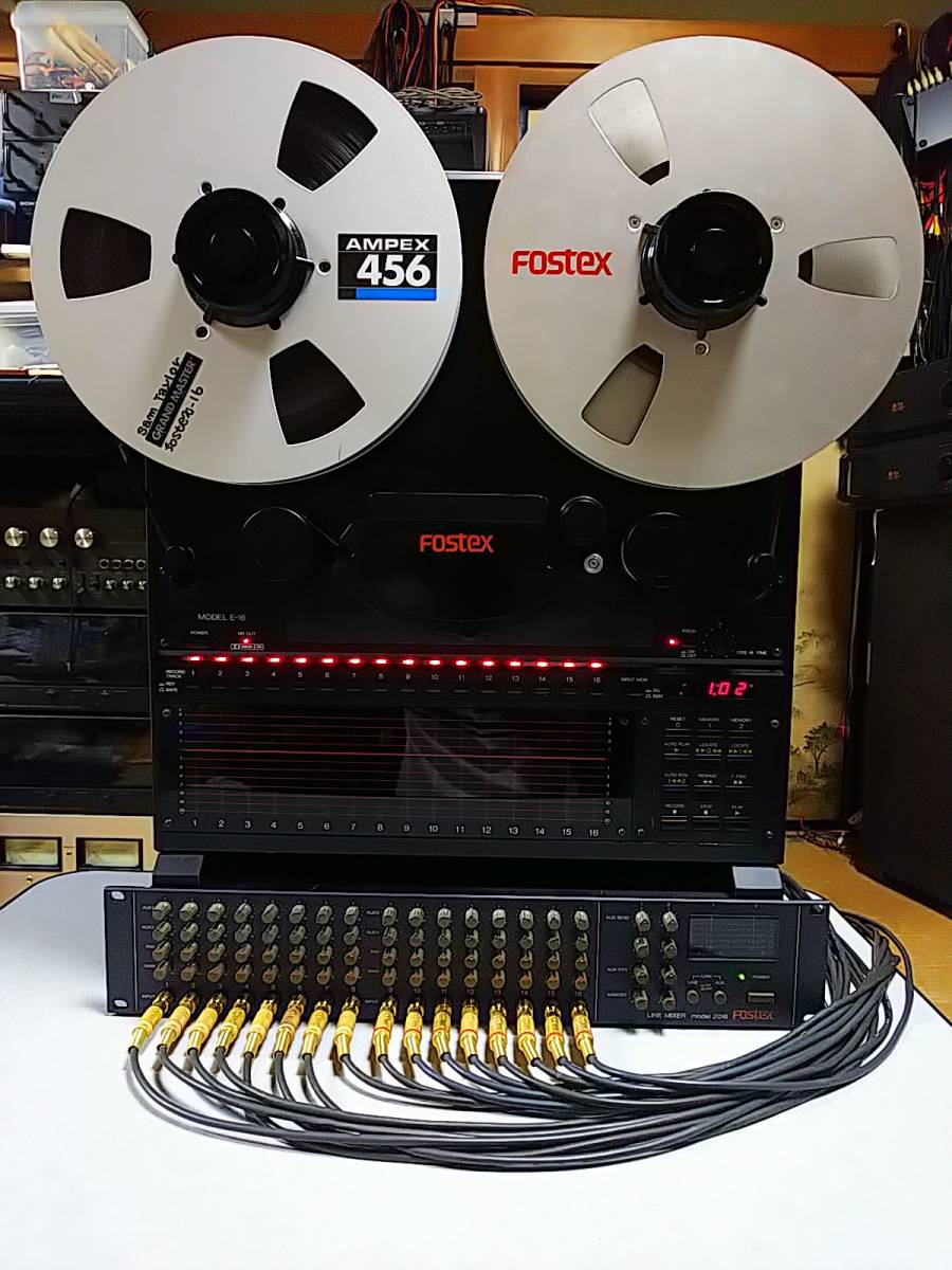 FOSTEX E-16 オープンリールデッキ LINE MIXER model 2016(オープンリールデッキ)｜売買されたオークション情報、yahooの商品情報をアーカイブ公開 ...