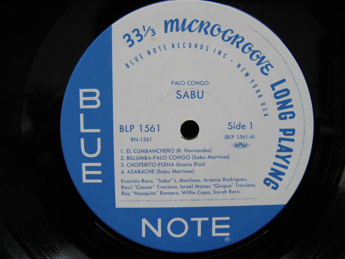BLUE NOTE / SABU - palo congo / BLP 1561 / 日本盤 レア グルーヴコレクション / サブー(ジャズ ...