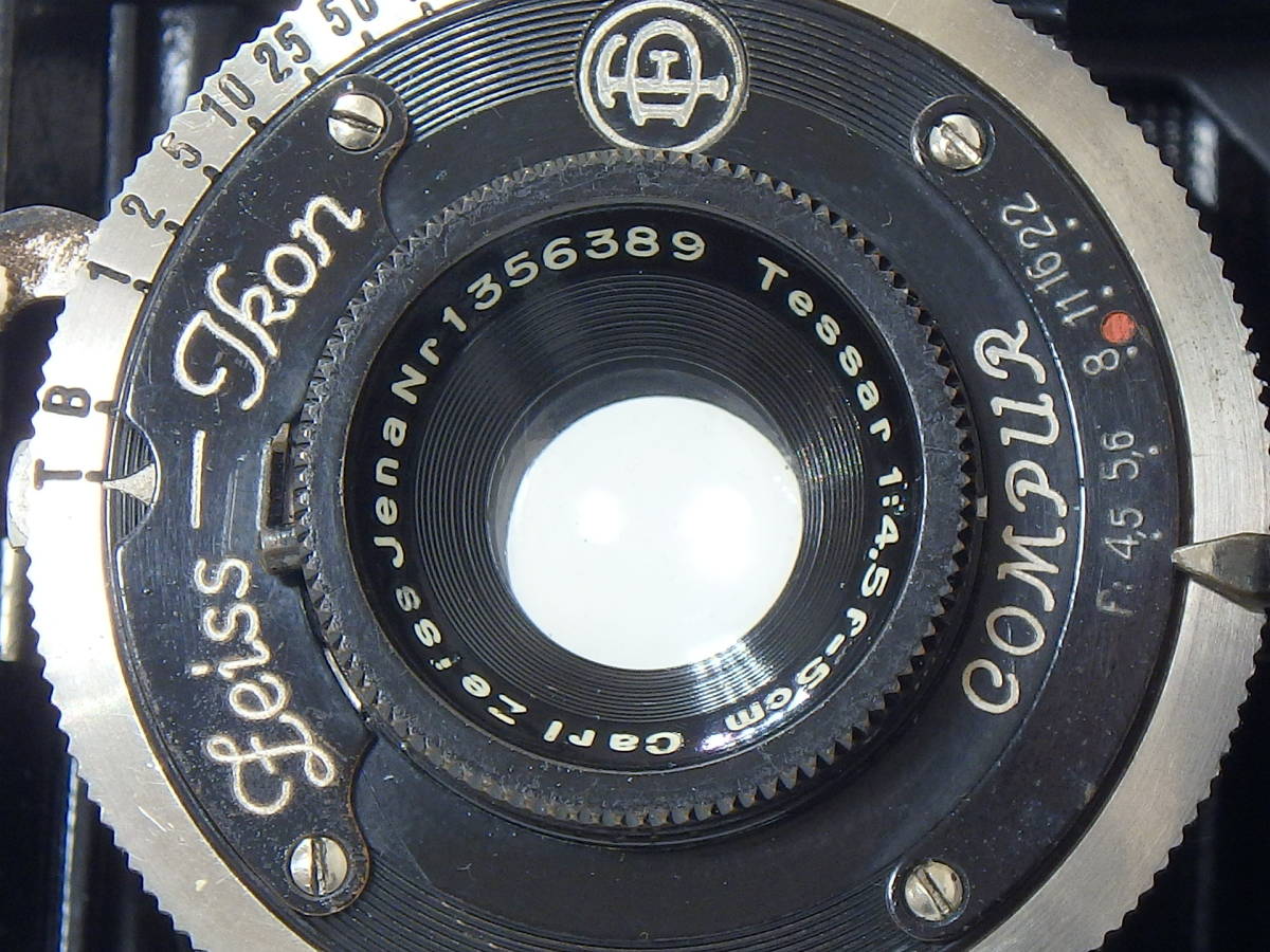 ZEISS IKON Ikonta 520/18 Carl Zeiss Tessar 5cm F4.5 with COMPUR 127 ...