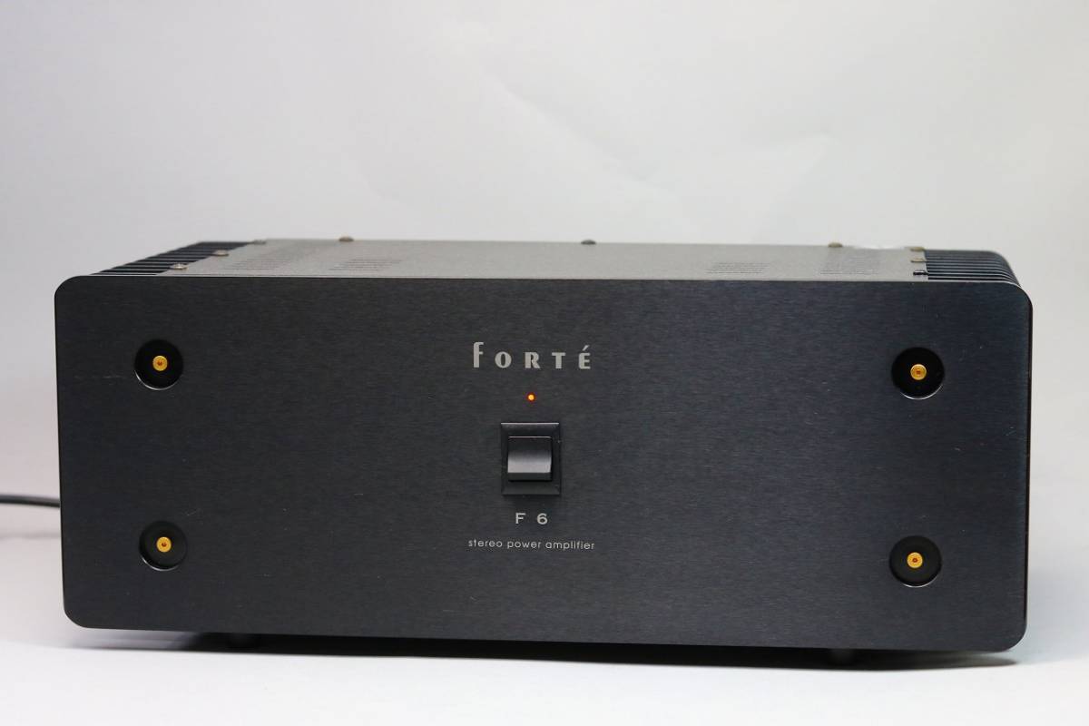 天才ネルソン パス FORTE AUDIO フォルテ F6 パワーアンプ ノア取扱品 定価528000円(一般)｜売買されたオークション情報 ...