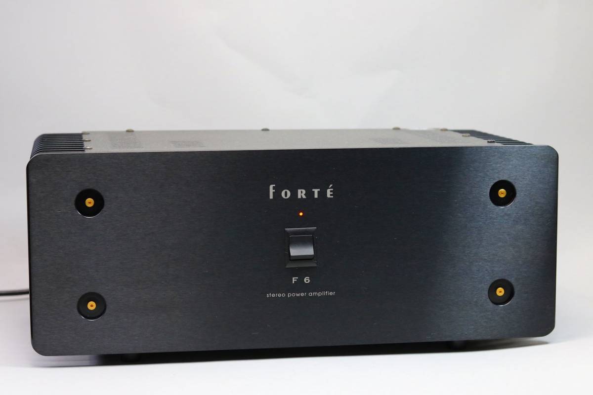 天才ネルソン パス FORTE AUDIO フォルテ F6 パワーアンプ ノア取扱品 定価528000円(一般)｜売買されたオークション情報 ...