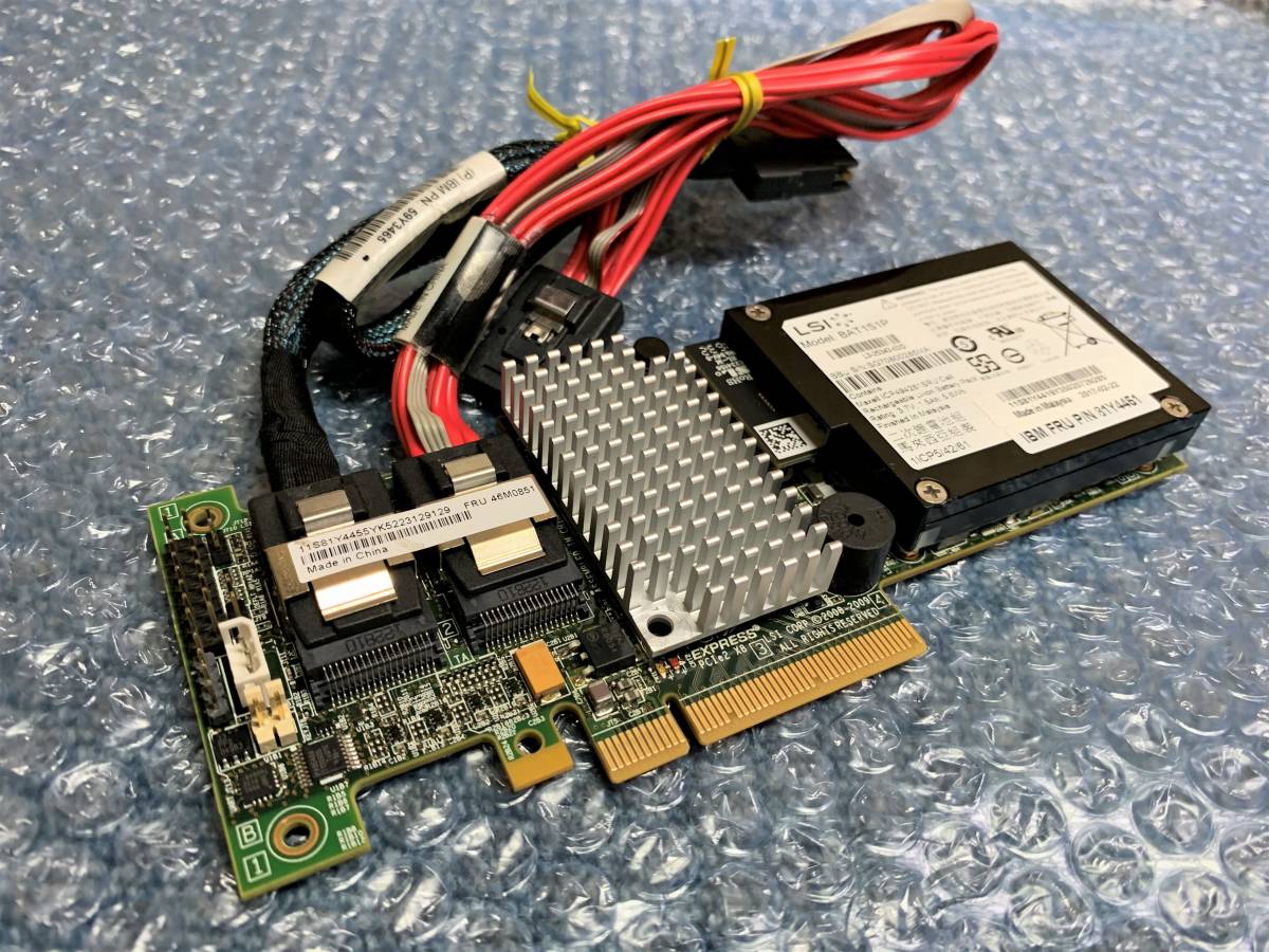 c32 IBM ServeRAID M5015 SAS/SATA Controller FRU:46M0851(IBM、レノボ)｜売買された ...