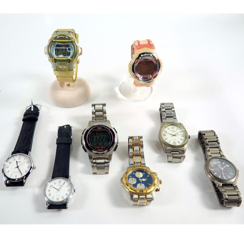 1円 ジャンク 腕時計 24点セット G-SHOCK GUCCI CASIO CITIZEN NIXONなど まとめ売り 79(アナログ ...