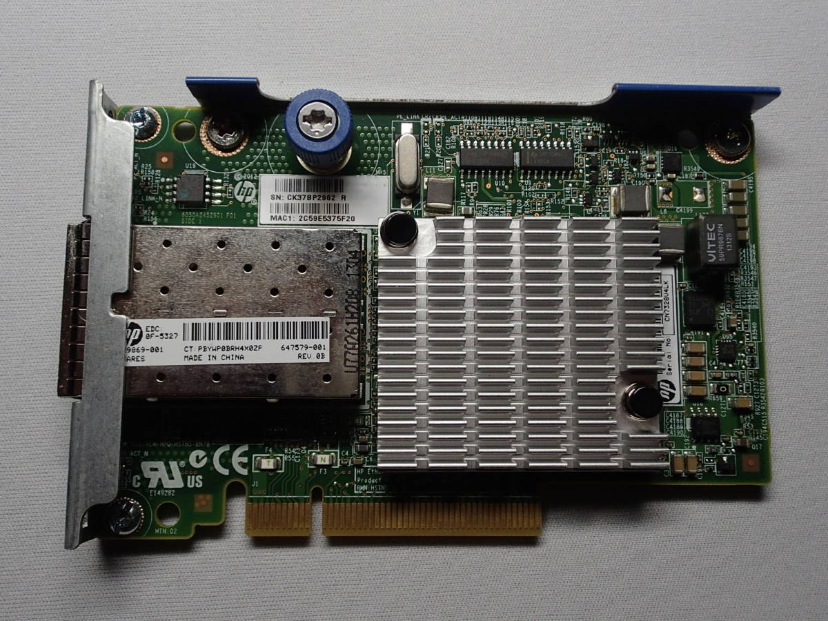 HP 10G 2-PORT 530FLR-SFP＋ Adapter ②(LANカード)｜売買されたオークション情報、yahooの商品情報を ...
