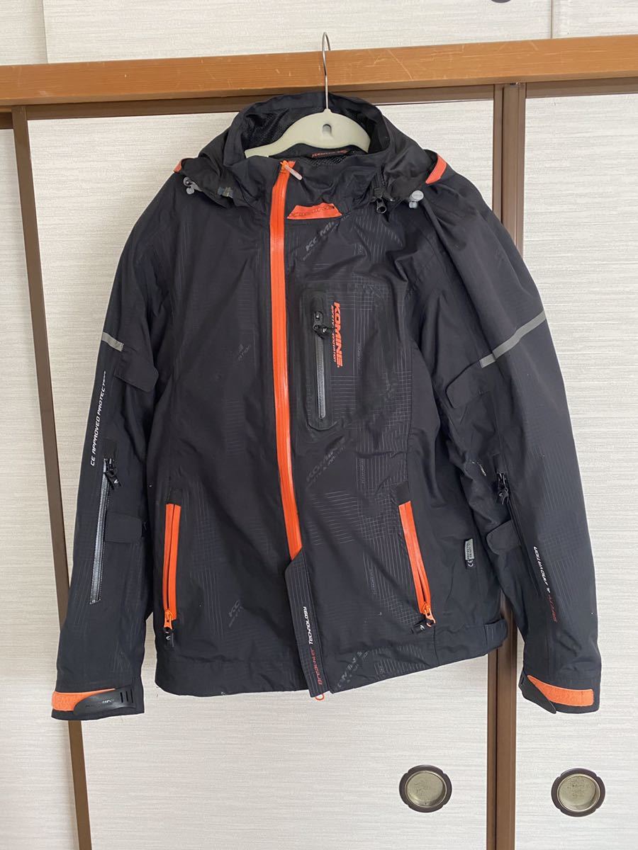 コミネ JK-059 ブレスターライディングパーカ Lサイズ ブラック KOMINE(Lサイズ)｜売買されたオークション情報、yahooの商品情報をアーカイブ公開 - オークファン ...