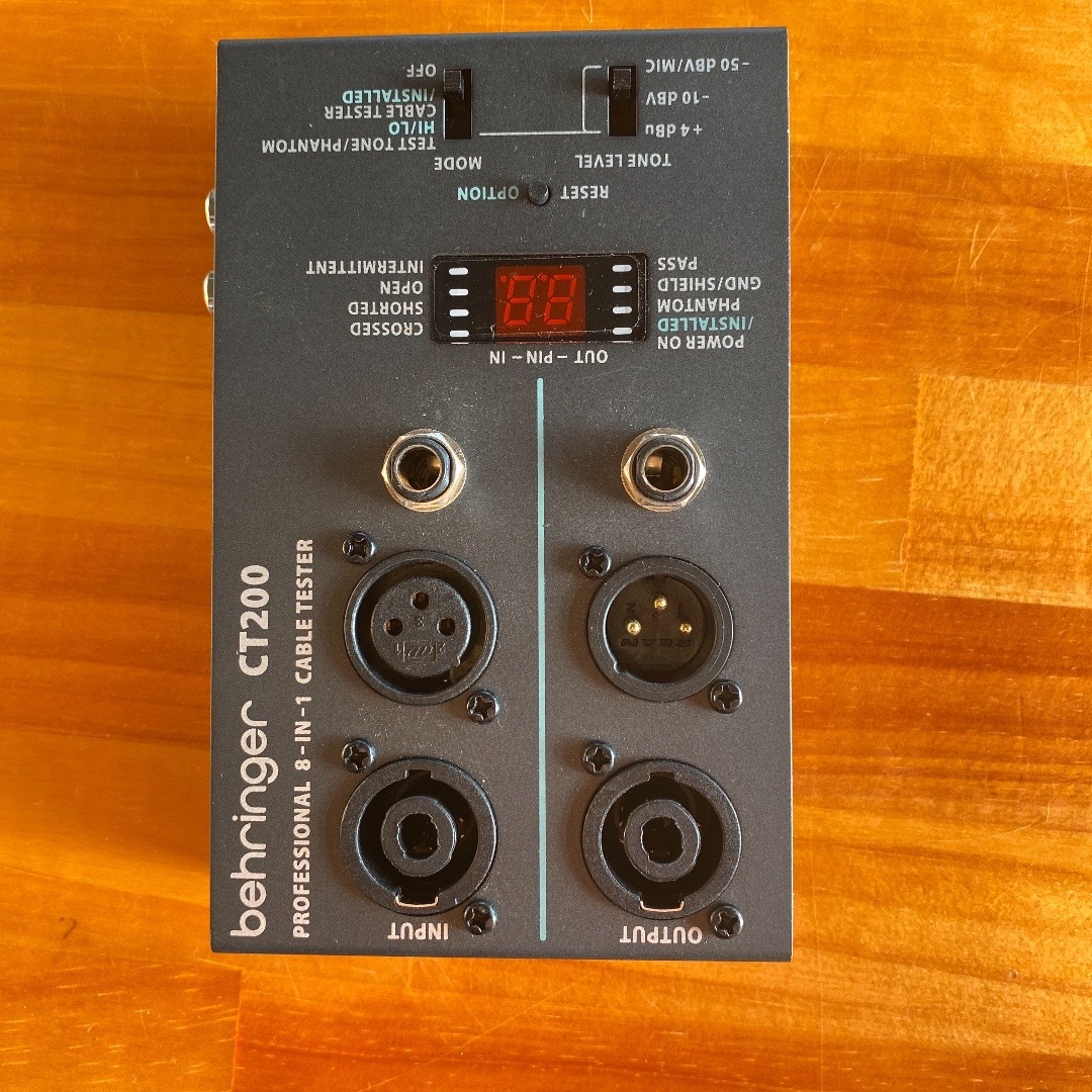 BEHRINGER ベリンガー CT200 ケーブルチェッカー(レコーディング、PA機器)｜売買されたオークション情報、yahooの商品情報をアーカイブ公開 - オークファン（aucfan.com）