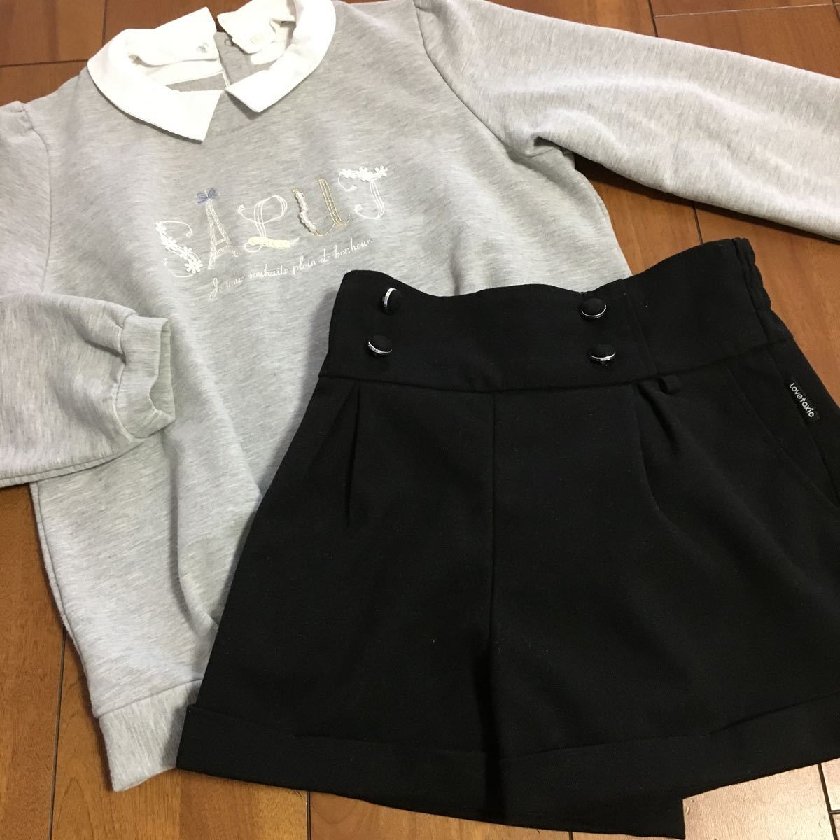 ラブトキシックlovetoxic ショートパンツ ポンポネットトレーナー サイズM(150（145～154cm）)｜売買されたオークション情報、yahooの商品情報をアーカイブ公開 ...