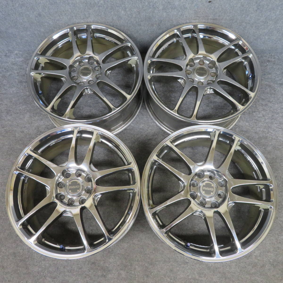RAYS UNITED ARROWS WR 17×7J+50 4H/100/114.3 JAPAN 4本(社外品)｜売買されたオークション情報 ...
