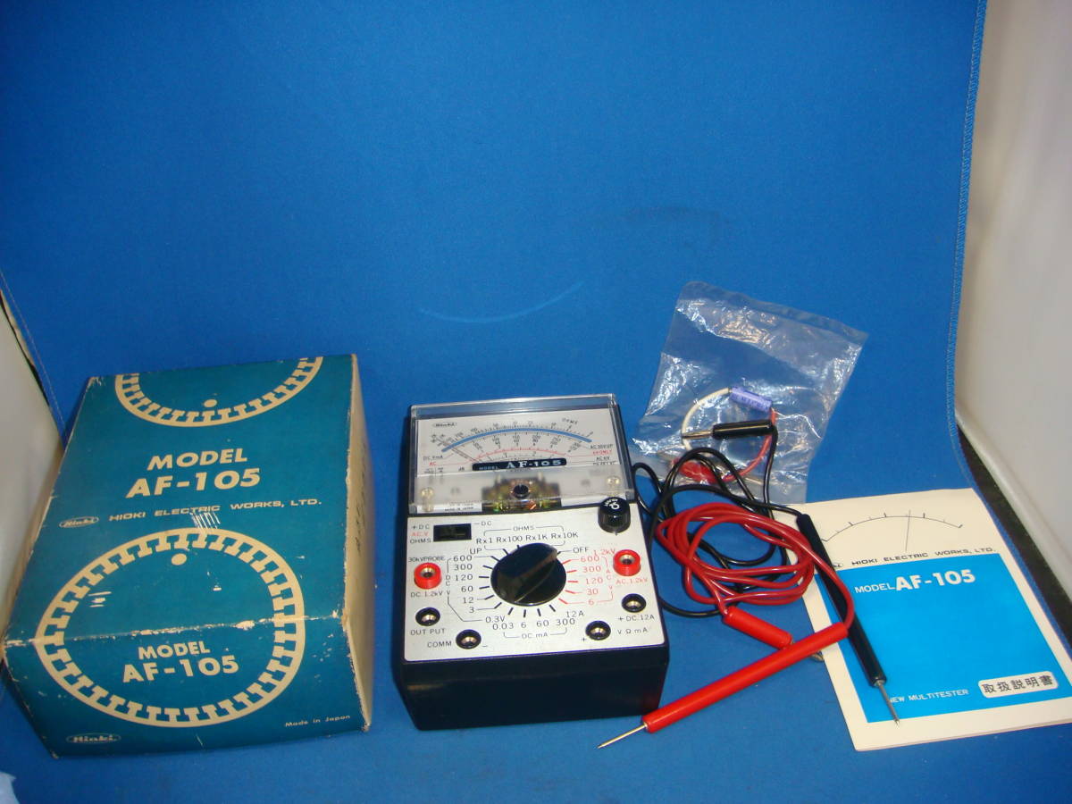 436R 工具 器具 高級日本製 HIOKI AF-105 ニューマルチテスター 未チェック修理用(その他)｜売買されたオークション情報 ...