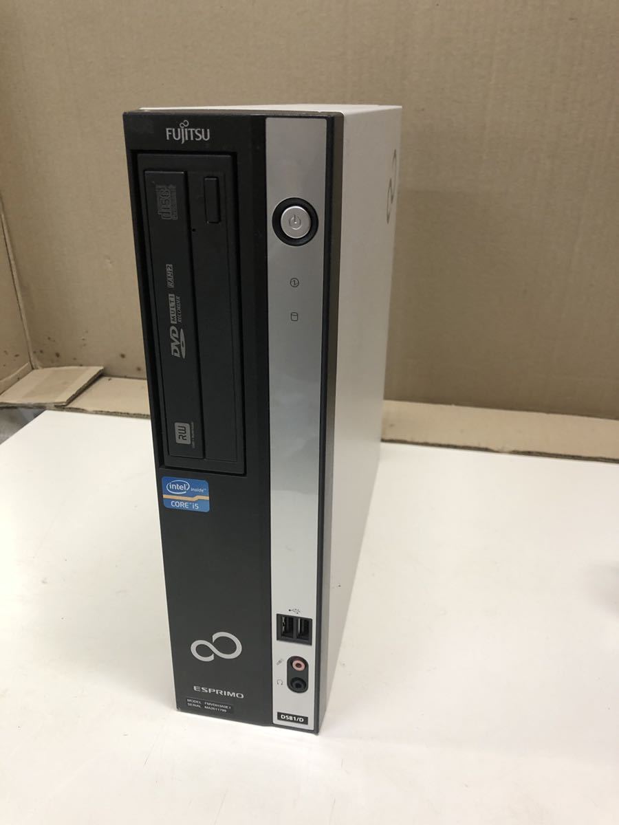 # FUJITSU 富士通 FMV-ESPRIMO D581/D Core i5 Windows10 初期化済み ②(パソコン単体)｜売買されたオークション情報、yahooの商品情報を ...