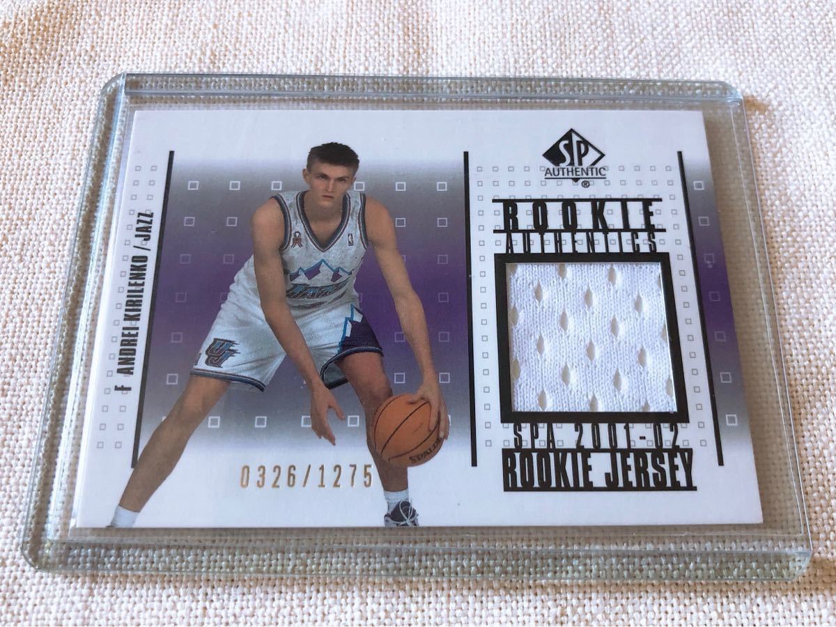 高級版 / シリーズ JSY RC Andrei Kirilenko/2001-02 SP Auuhentic Rookie ...