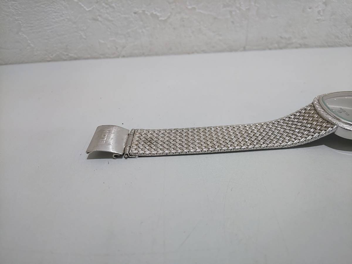 30876 ELGIN エルジン FK276 2Pダイヤモンド シルバー SS クォーツ 稼働(エルジン)｜売買されたオークション情報、yahooの商品情報をアーカイブ公開 - オークファン ...