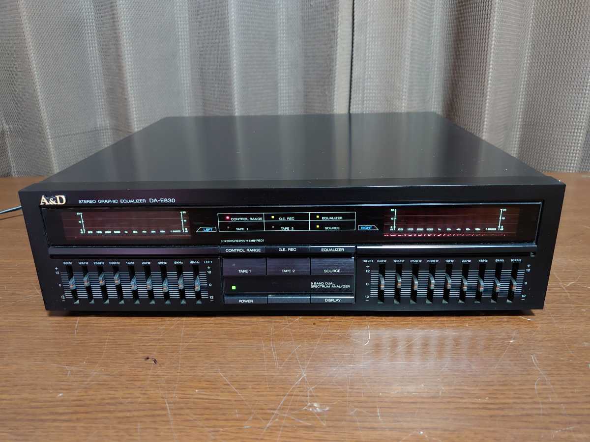 A&D アカイ AKAI グラフィックイコライザー DA-E830(イコライザー)｜売買されたオークション情報、yahooの商品情報を ...