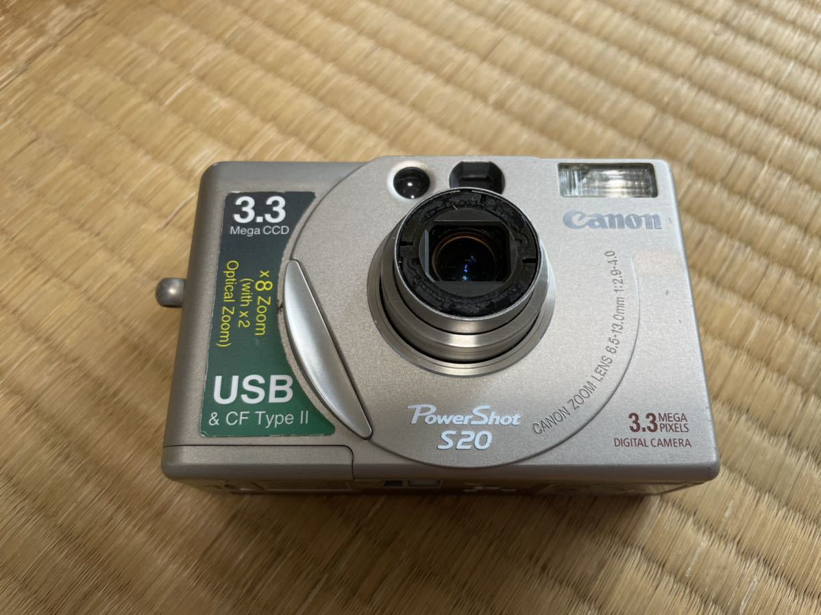 動作未確認ジャンク Canon PowerShot S20(キヤノン)｜売買されたオークション情報、yahooの商品情報をアーカイブ公開 ...