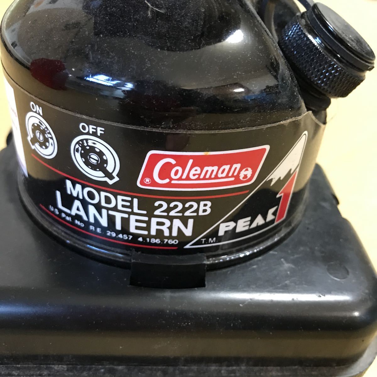y022017 Coleman コールマン コールマンランタン MODEL 222B Lanthan カナダ '89 動作未確認(コールマン ...