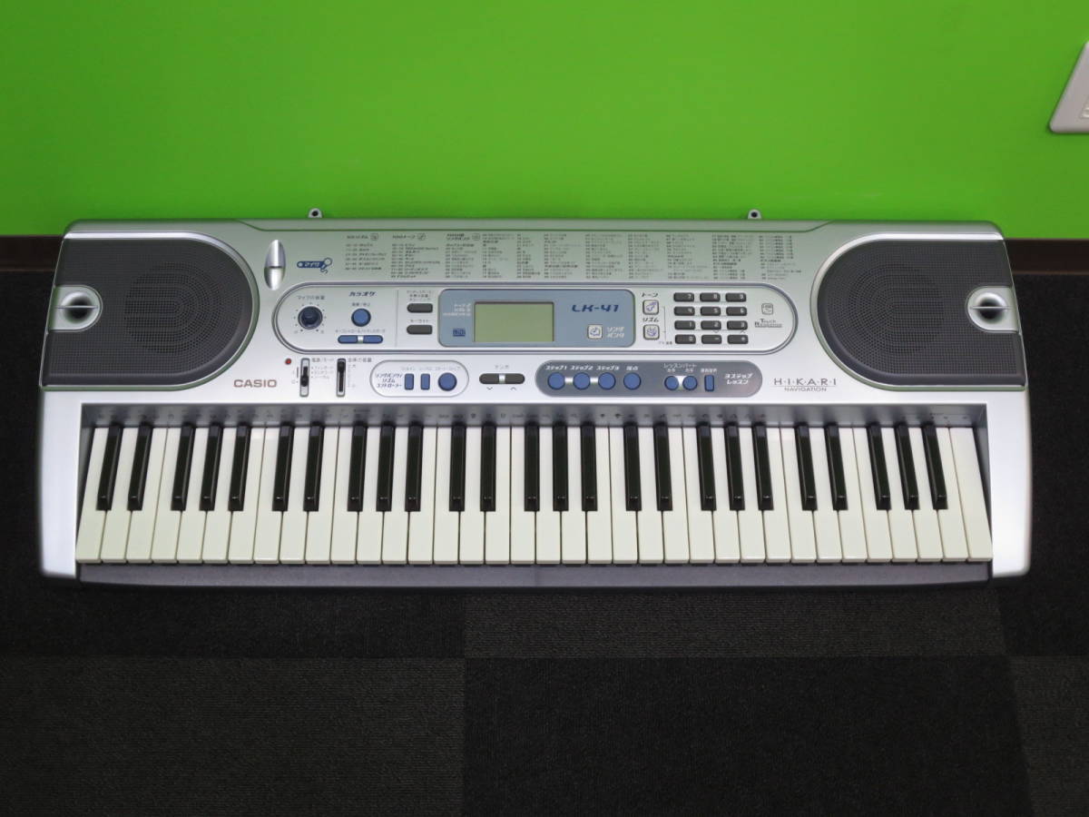 楽器祭 CASIO LK-41 光ナビゲーション 電子キーボード 61鍵 電子ピアノ 鍵盤楽器 本体のみ(カシオ)｜売買されたオークション情報 ...