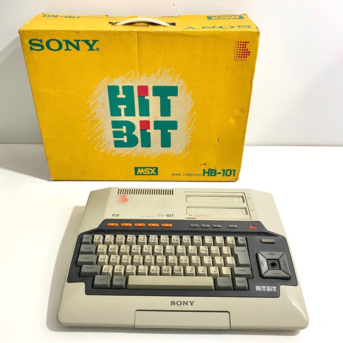 SONY ソニー MSX HIT BIT HB-101 HOME COMPUTER ホームコンピューター 通電のみ確認 ジャンク扱い 箱付き(MSX)｜売買されたオークション情報、yahooの ...