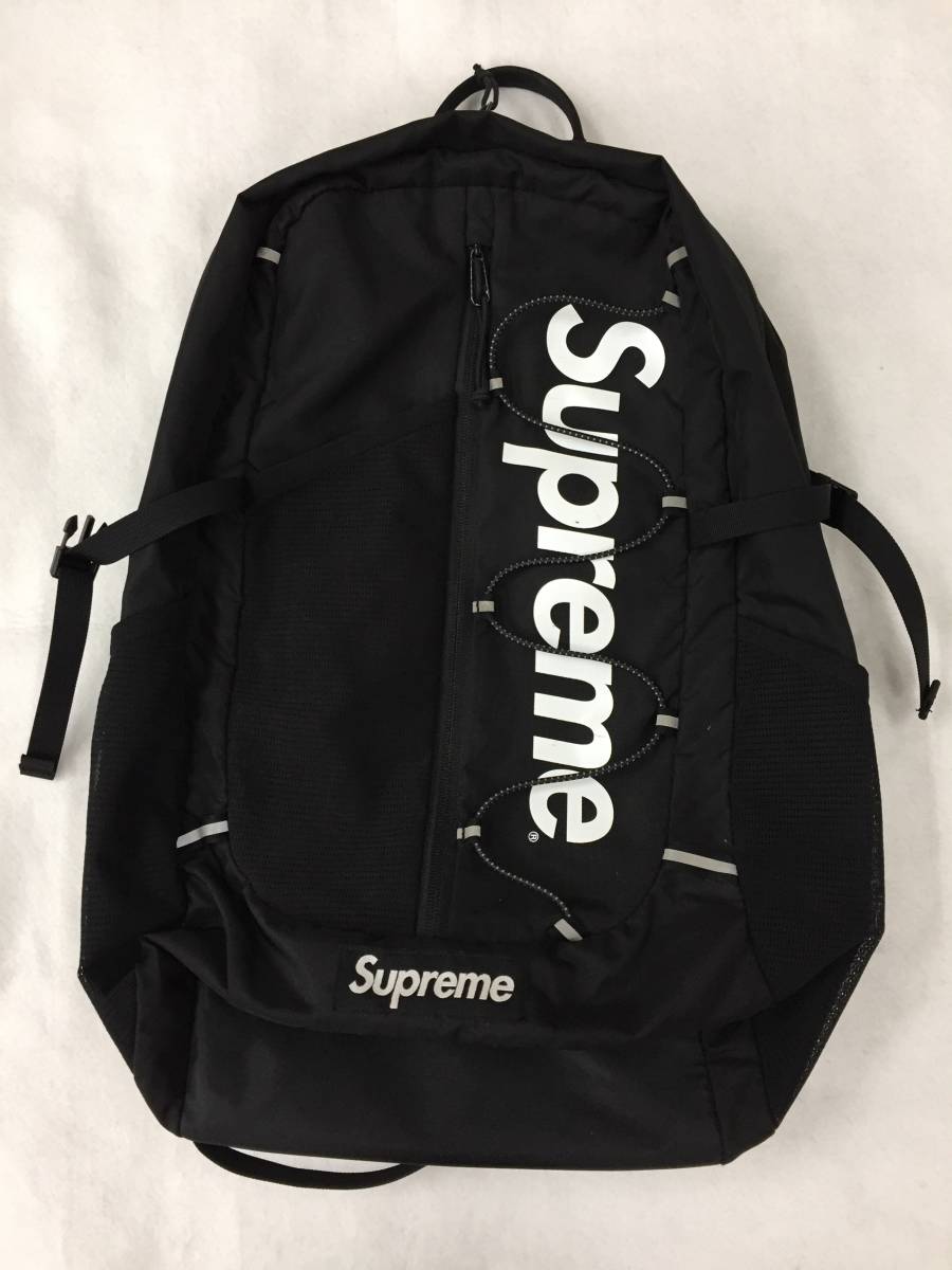 品 SUPREME シュプリーム 2017SS BACKPACK バックパック リュック バッグ ブラック(かばん、バッグ)｜売買されたオークション情報、yahooの商品情報をアーカイブ公開 ...