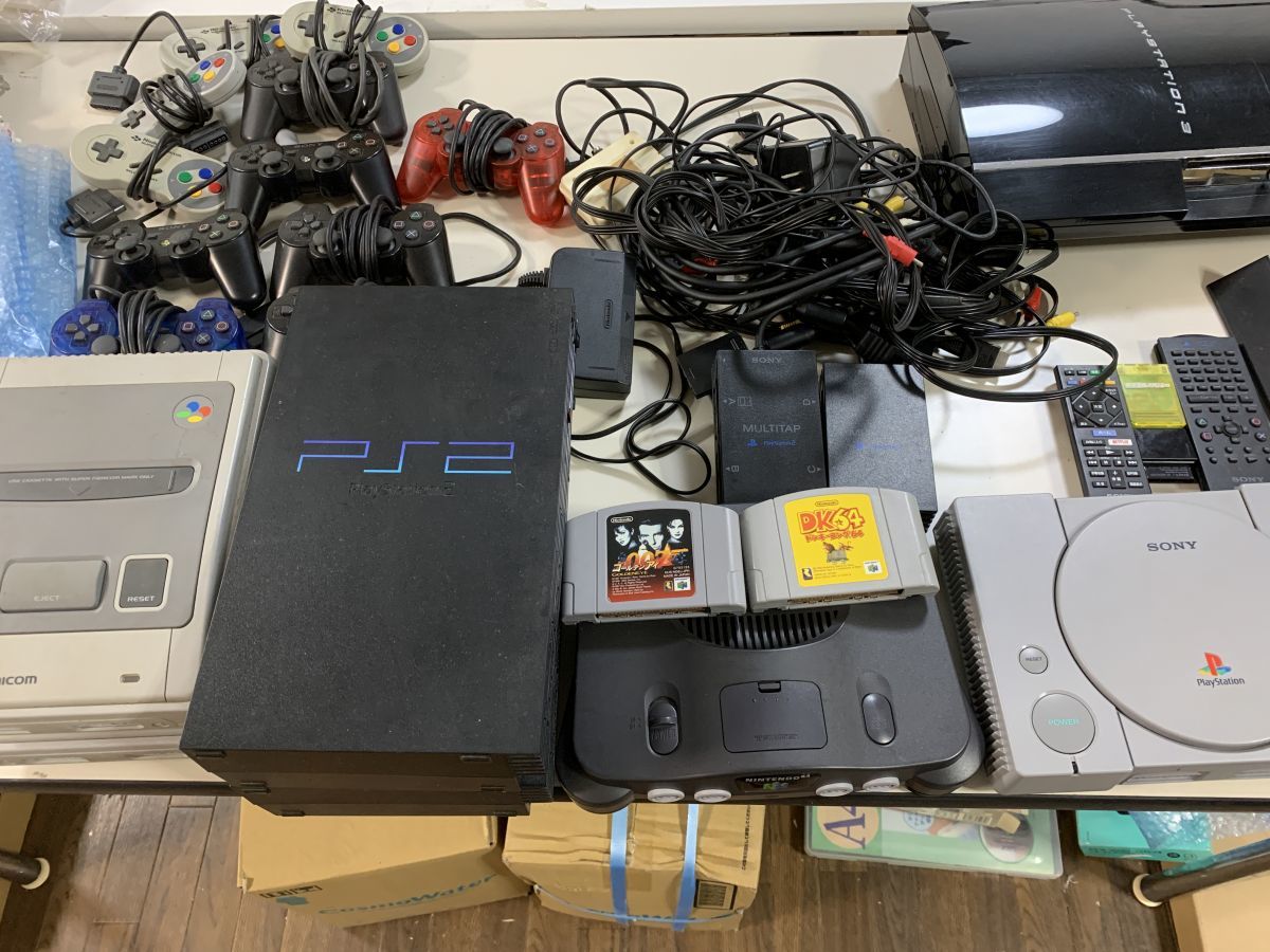 SR1017-120 ゲーム 本体 まとめ SFC PS2 PS3 PS 任天堂64 計7台(テレビゲーム)｜売買されたオークション情報、yahooの商品情報をアーカイブ公開 - オークファン ...