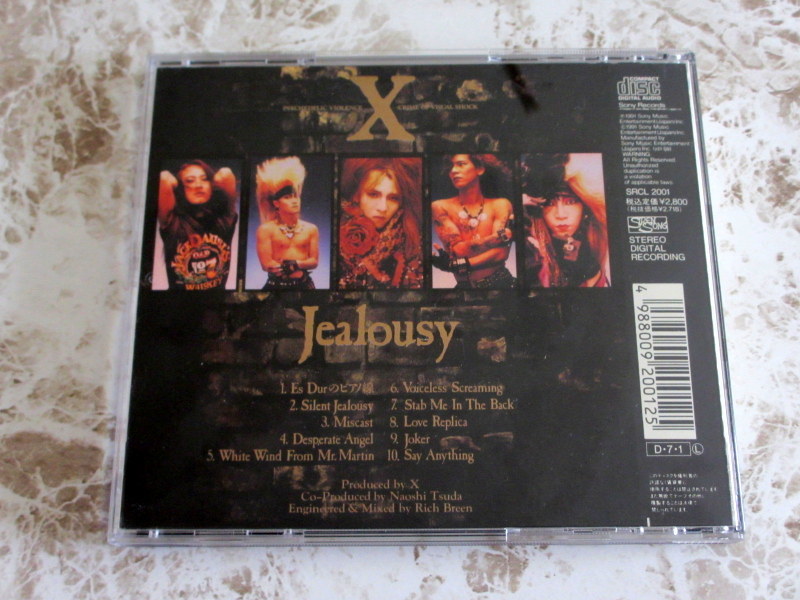 X Japan CD Jealousy(X JAPAN)｜売買されたオークション情報、yahooの商品情報をアーカイブ公開 - オークファン ...