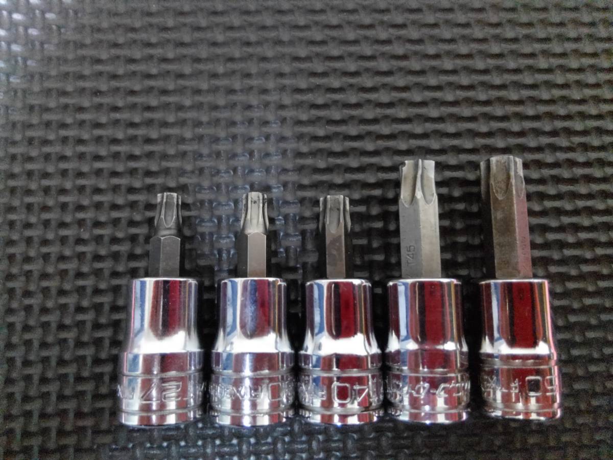 スナップオン トルクスソケット T27 50 5個セット 3/8ドライブ ジャンク品 SNAP-ON TORX(トルクスレンチ)｜売買されたオークション情報、yahooの商品情報をアーカイブ ...