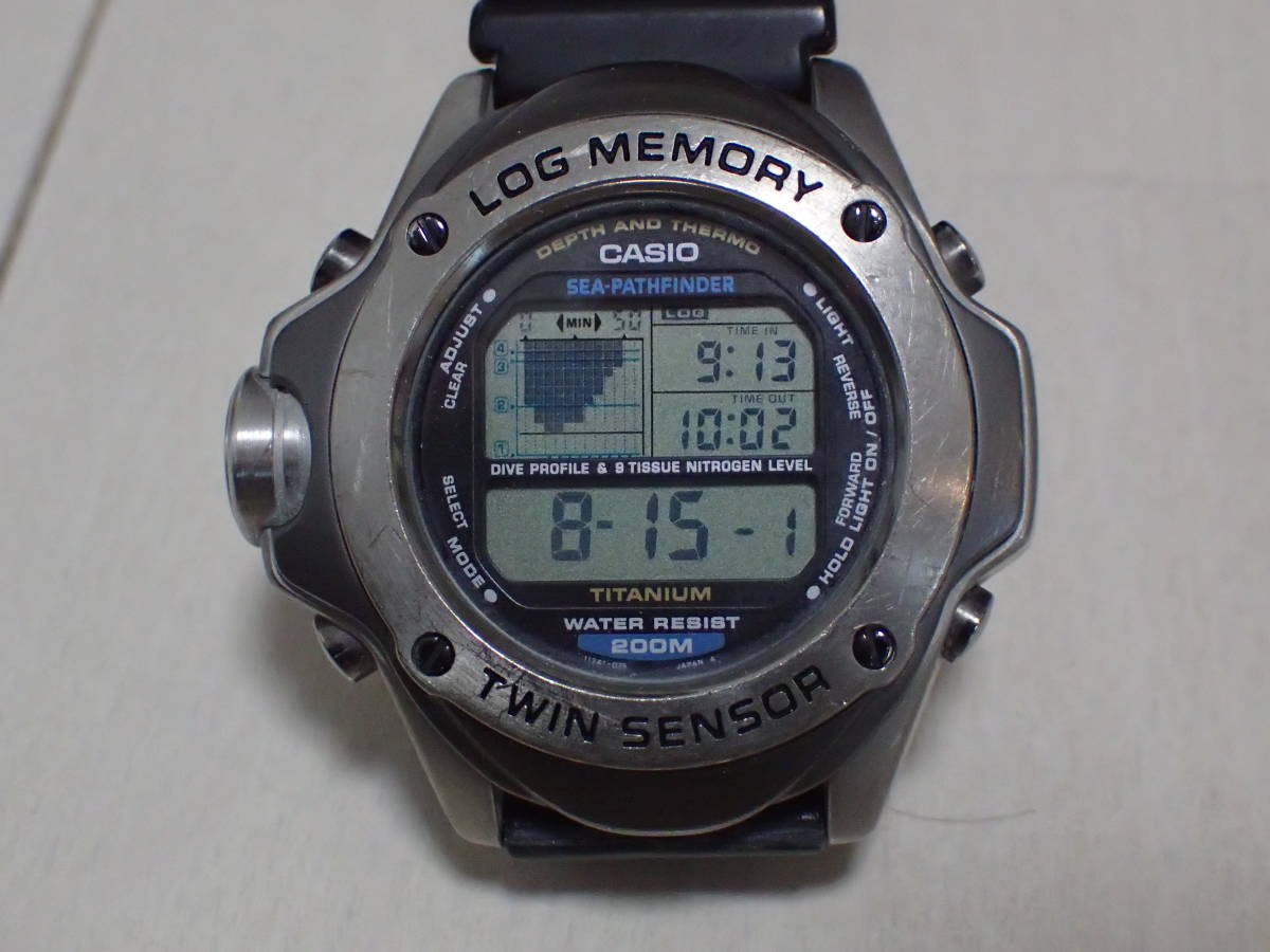 CASIO SPF-100 潜水王 SEA-PATHFINDER 稼働品 01(その他)｜売買されたオークション情報、yahooの商品情報を ...