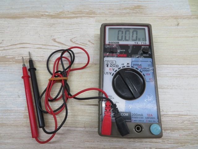 Sanwa TK-710 デジタルマルチメーター 三和電機 サンワ テスター 電気計測器 テスト棒 電池付 40579(電気計測器)｜売買されたオークション情報、yahooの商品情報を ...