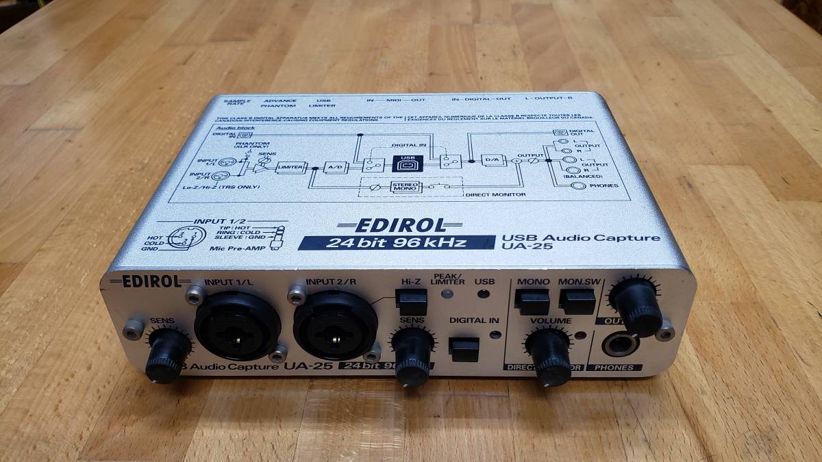 Roland EDIROL UA-25(オーディオインターフェース)｜売買されたオークション情報、yahooの商品情報をアーカイブ公開 ...