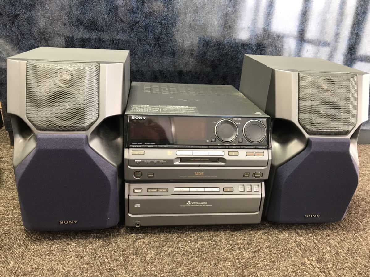 SONY ソニー システムコンポ HCD-MD5 スピーカーペア SS-MD5(MDコンポ)｜売買されたオークション情報、yahooの商品情報 ...