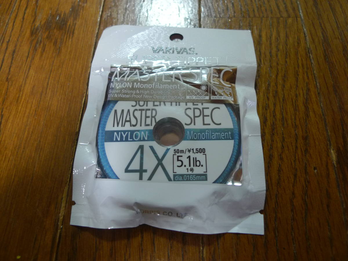 4X VARIVAS バリバス スーパーティペット マスタースペック ナイロン(フライ用)｜売買されたオークション情報、yahooの商品情報を ...