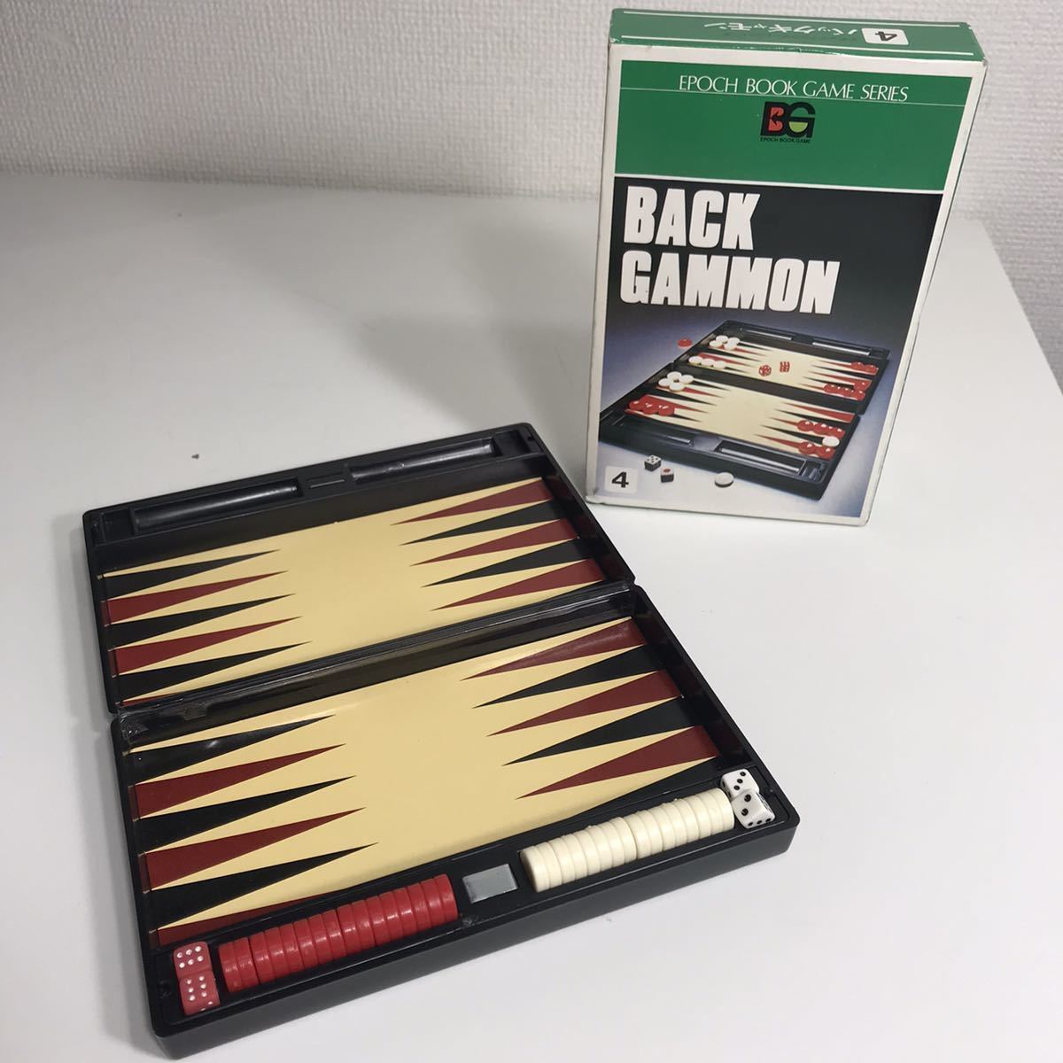 昭和レトロ エポック社 BACK GAMMON バックギャモン ボードゲーム ブックゲームシリーズ4(ボードゲーム)｜売買されたオークション情報、yahooの商品情報をアーカイブ公開 ...