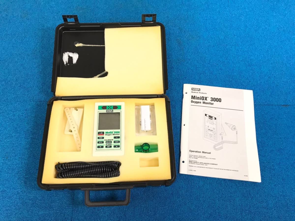 MSA 酸素モニター MiniOX 3000 100 RE7KK-2(その他)｜売買されたオークション情報、yahooの商品情報をアーカイブ ...