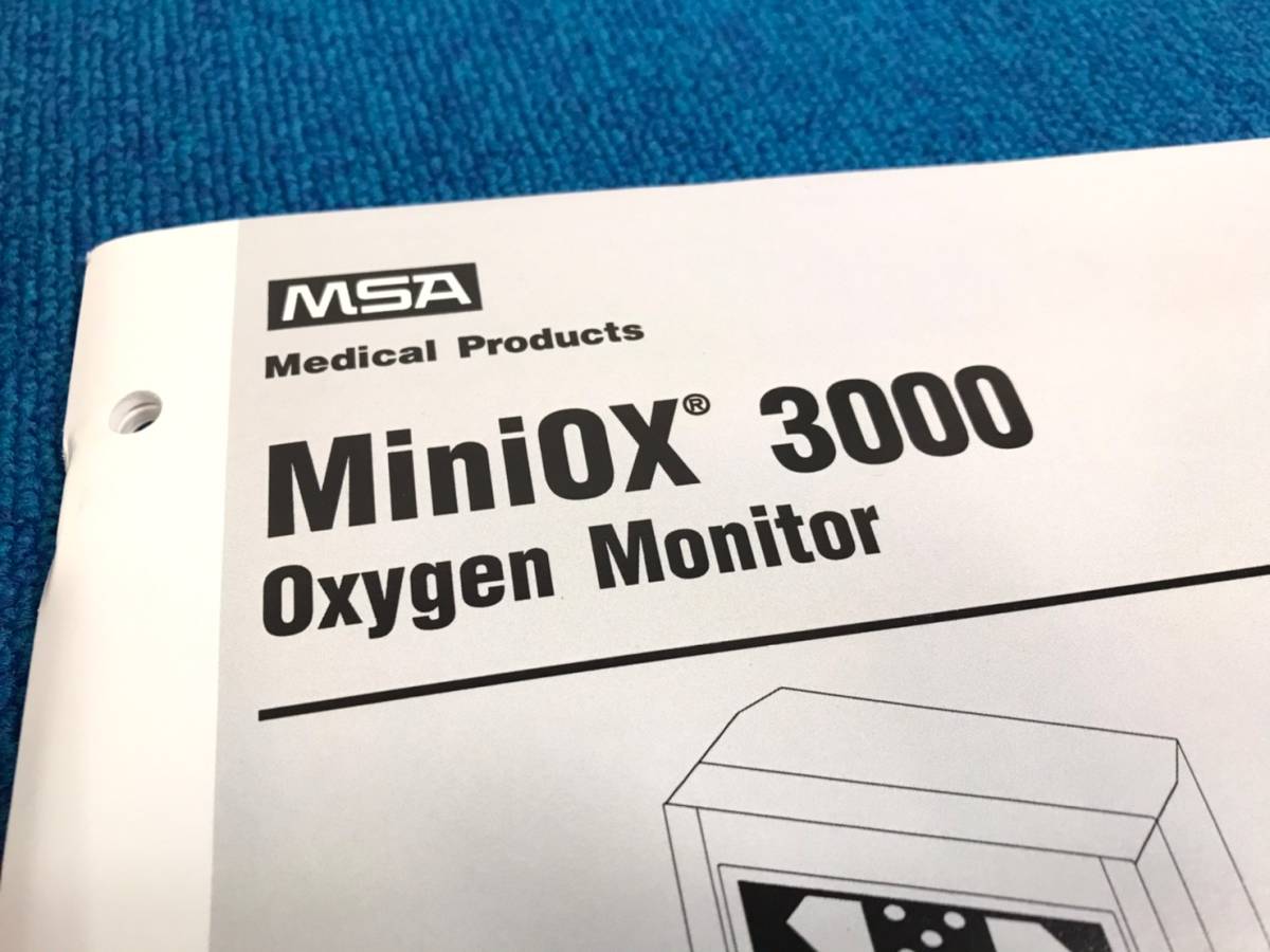 MSA 酸素モニター MiniOX 3000 100 RE7KK-2(その他)｜売買されたオークション情報、yahooの商品情報をアーカイブ ...