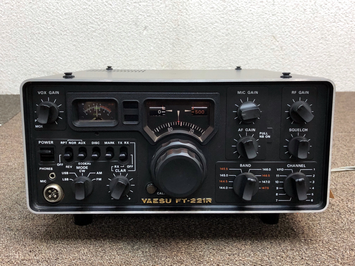 YAESU 八重洲無線 アマチュア VHF トランシーバー FT-221R 無線機器 HAM 通電確認(固定)｜売買されたオークション情報 ...