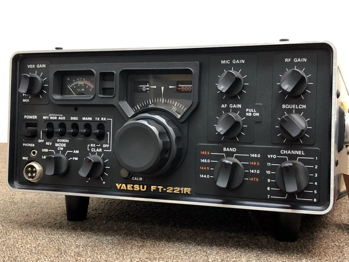 YAESU 八重洲無線 アマチュア VHF トランシーバー FT-221R 無線機器 HAM 通電確認(固定)｜売買されたオークション情報 ...