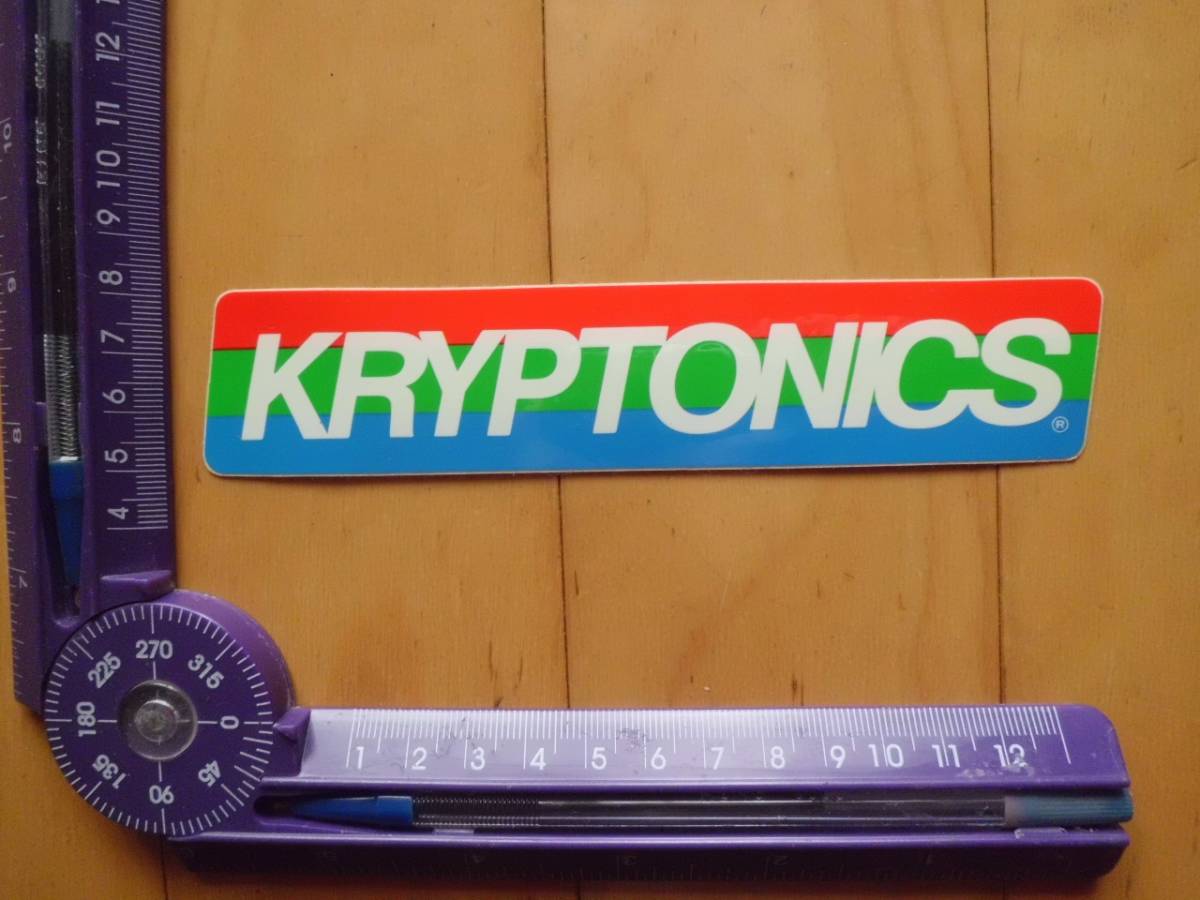 OLD SKATE STICKER KRYPTONICS オールド スケート ステッカー クリプトニクス(ステッカー)｜売買されたオークション ...