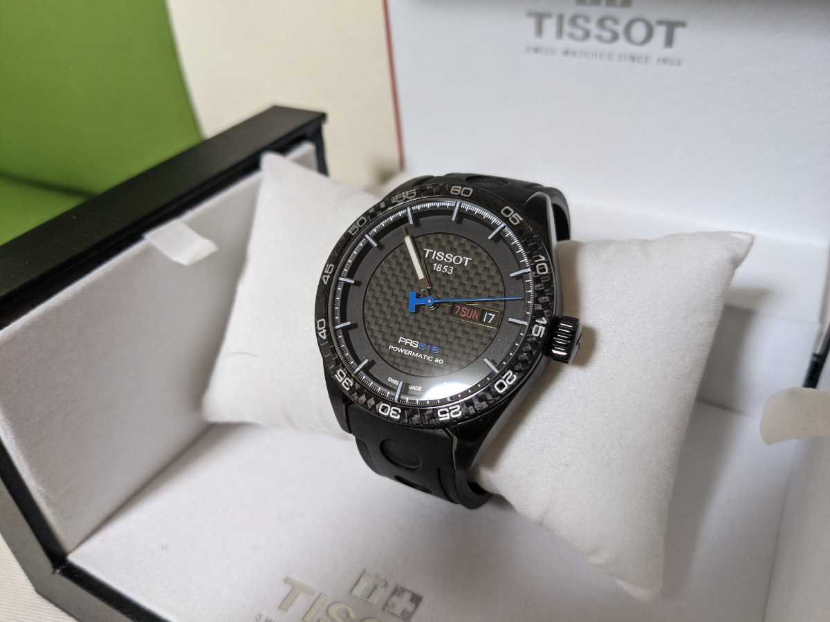 TISSOT PRS516 自動巻 ティソ カーボン T100.430.37.201.00(ティソ)｜売買されたオークション情報、yahooの商品情報をアーカイブ公開 - オークファン ...