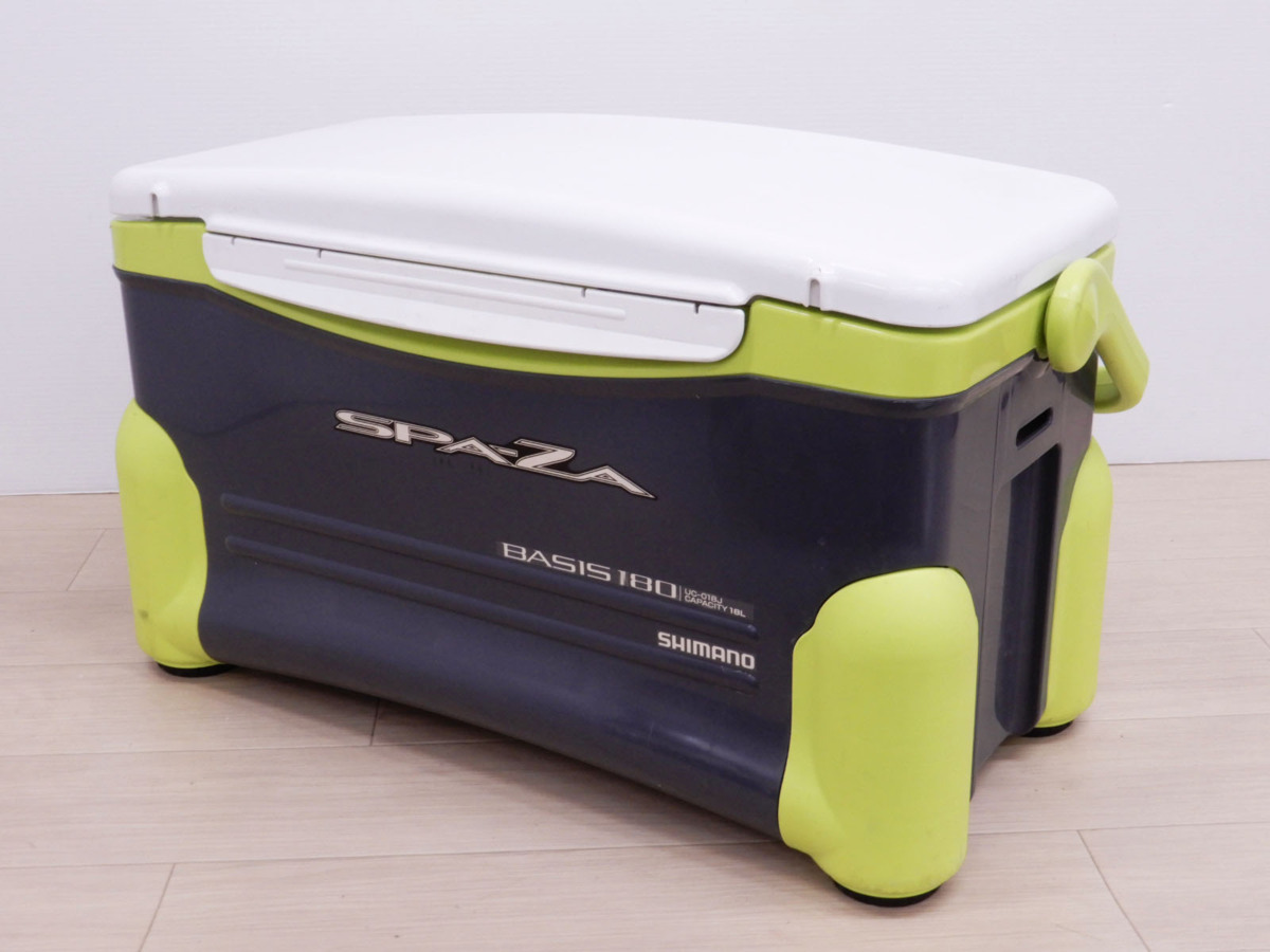shimano シマノ クーラーボックス スペーザ ベイシス 180 UC-018J グリーングレー 釣り用品(30L未満)｜売買された ...