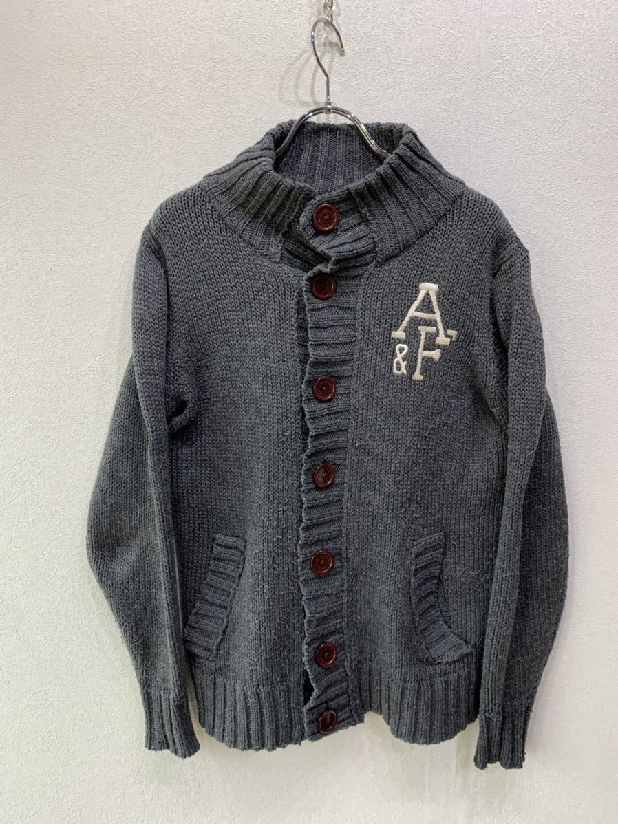 Abercrombie&Fitch／アバクロ ニット セーター 灰／グレー ウール 刺繍 サイズSMALL K366(メンズファッション)｜売買されたオークション情報、yahooの商品情報を ...